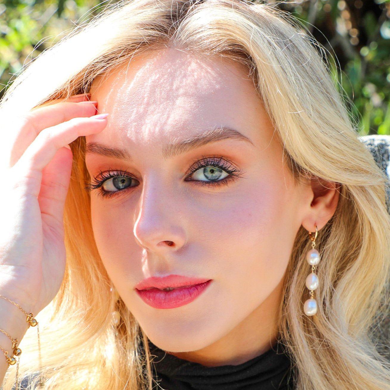 Poppy Pearl Earrings – La Meno